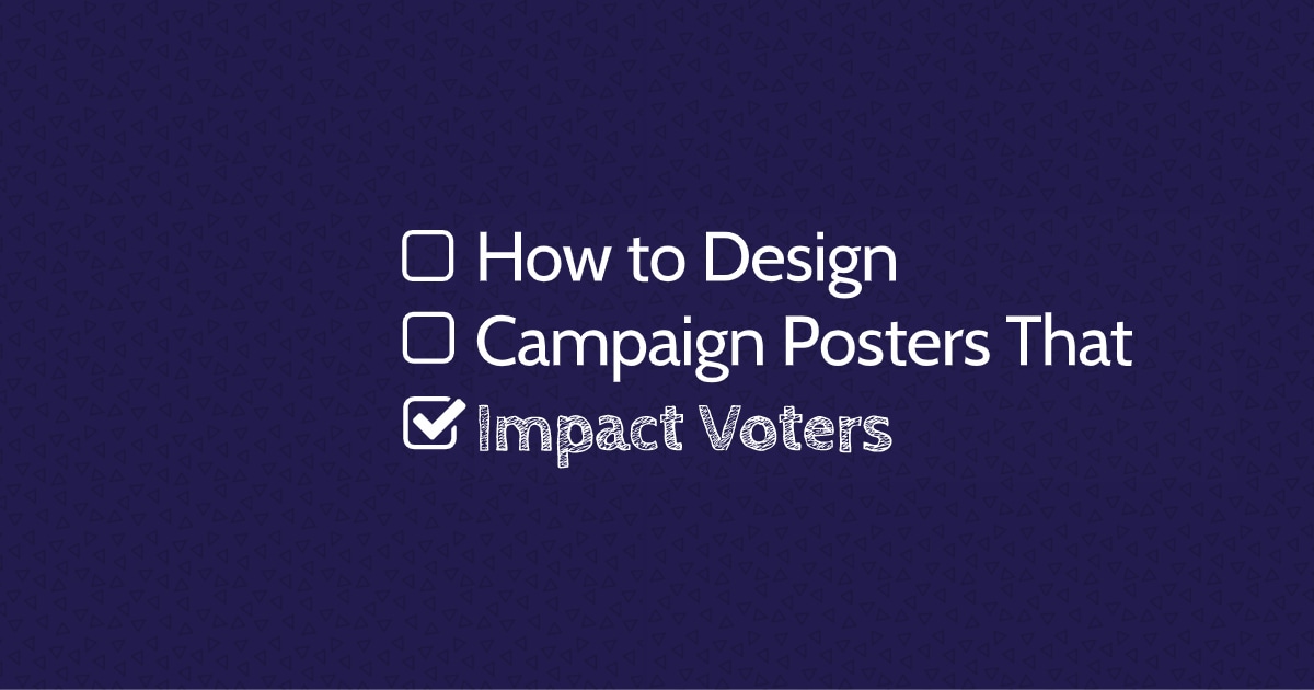 How to Design Campaign Posters That Impact Voters | MyCreativeShop