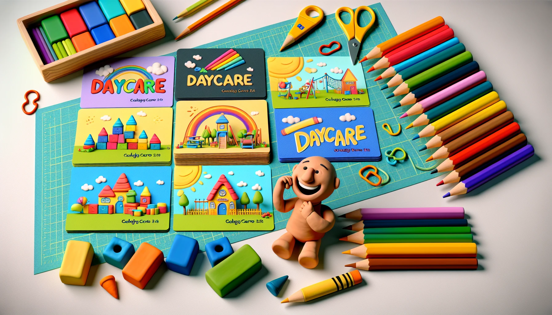 7 Creative Daycare Business Card Designs [With Templates!] | MyCreativeShop