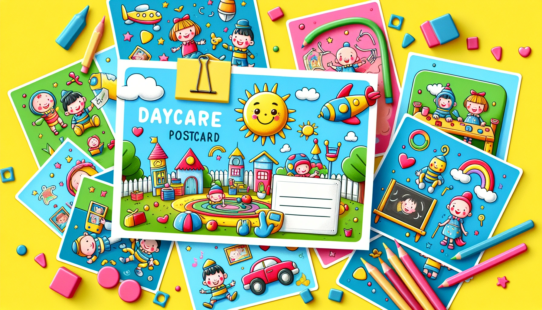 10 Daycare Postcard Designs That Will Grab Attention | MyCreativeShop