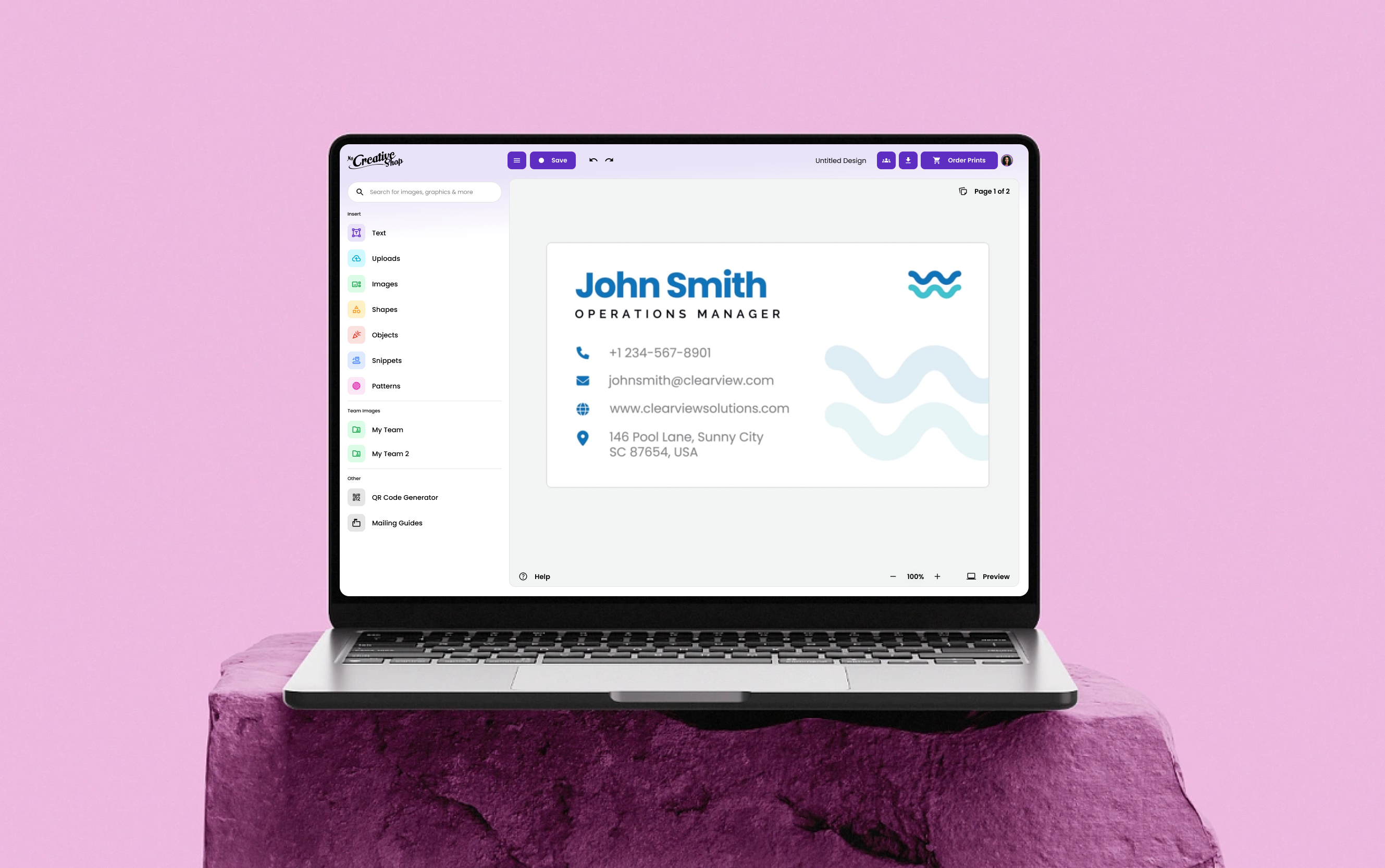 Business Card Maker - Create Custom Business Cards