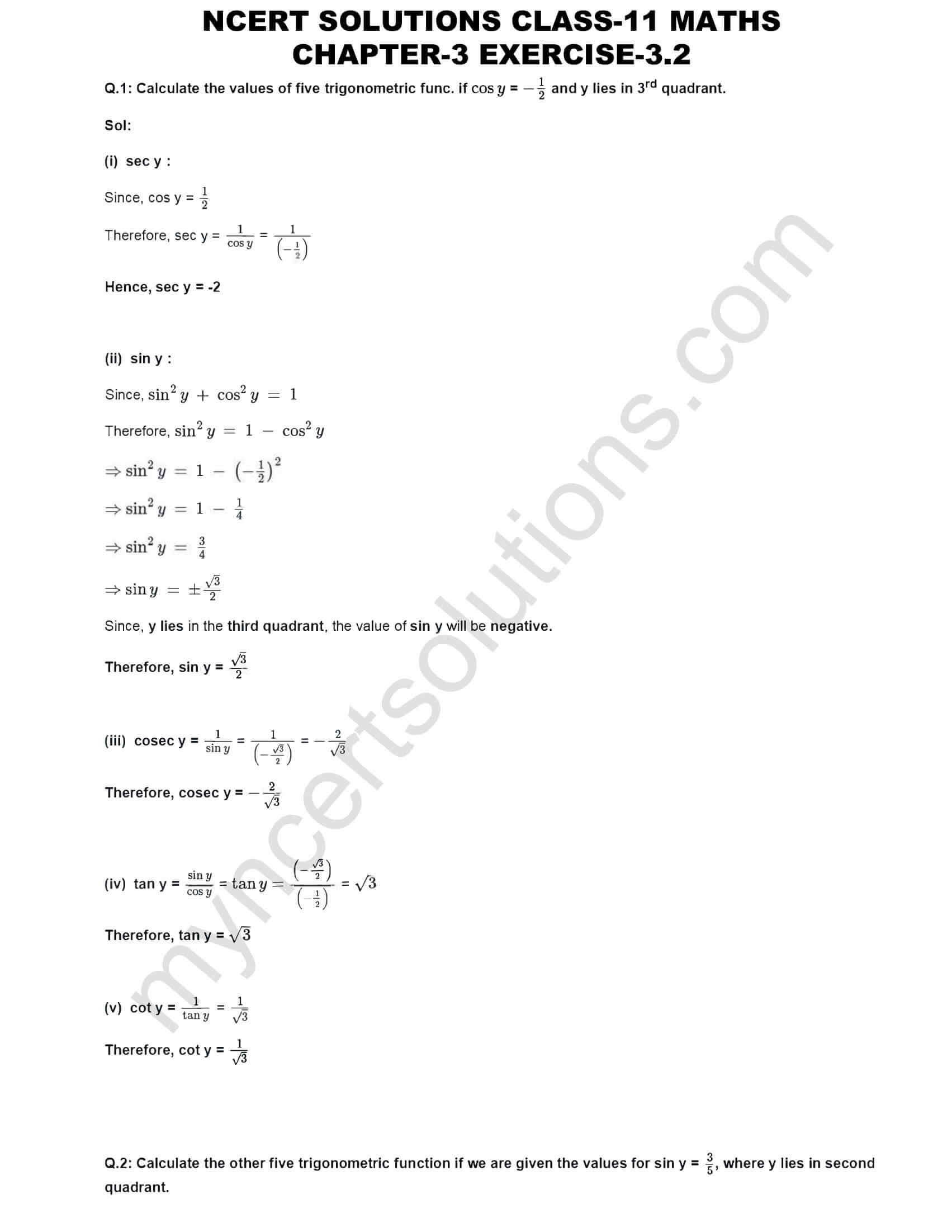 NCERT Solutions For Class 11 Maths Chapter 3 Ex 3 2 ncert-solutions-for-class-11-maths-chapter-3-ex-3-2