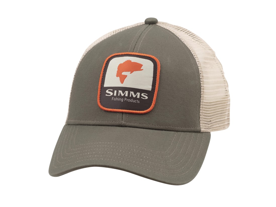 Simms Bass Patch Trucker Hat | Karl’s Bait & Tackle