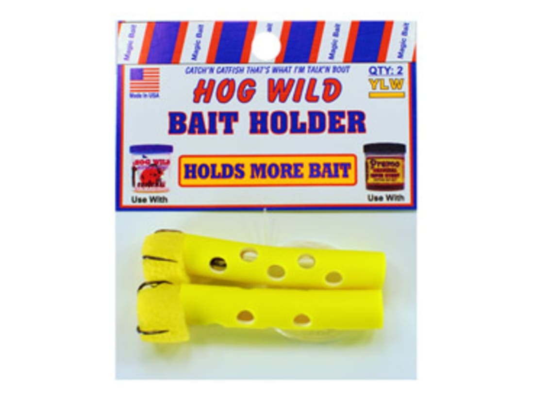 Magic Bait Hog Wild Bait Holder - Yellow