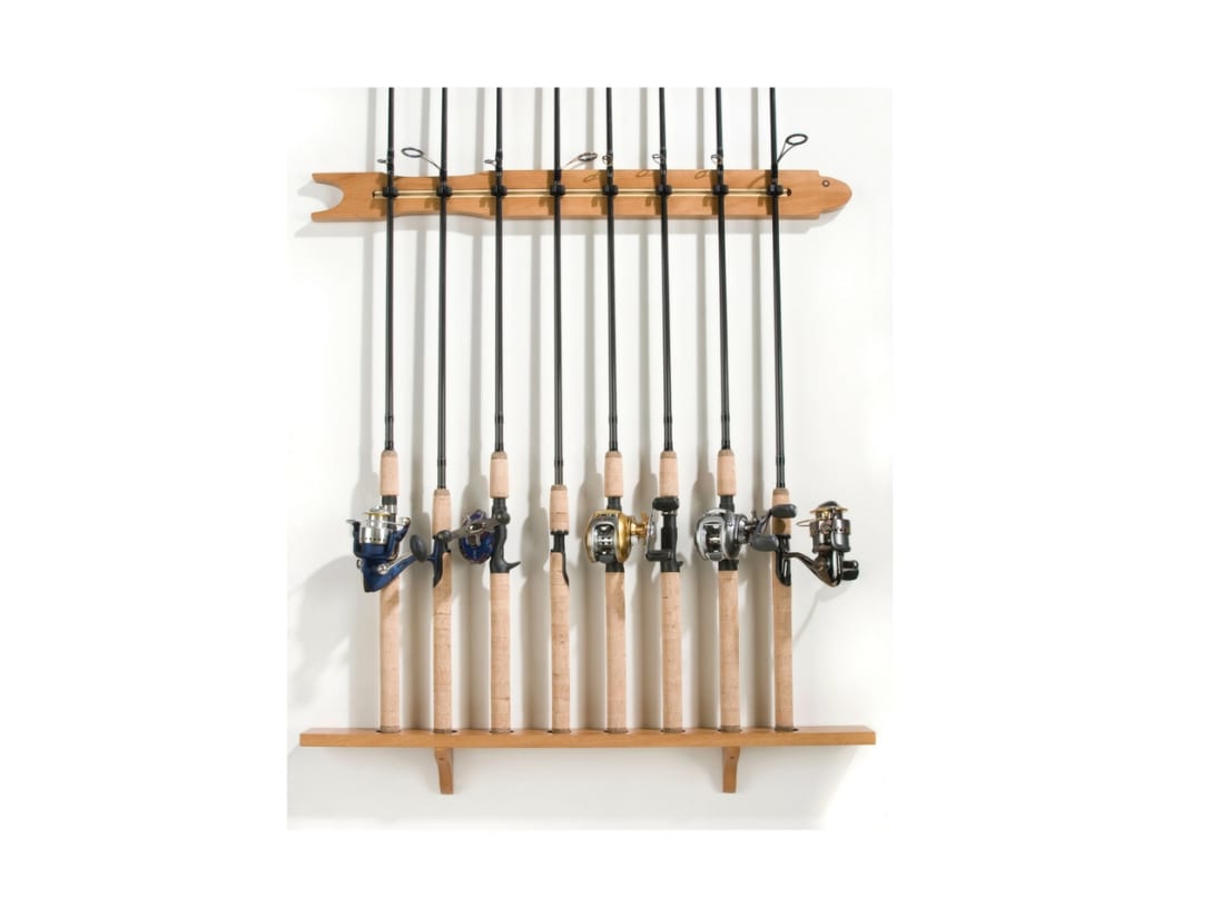 Organized Fishing Modular Wall Rack