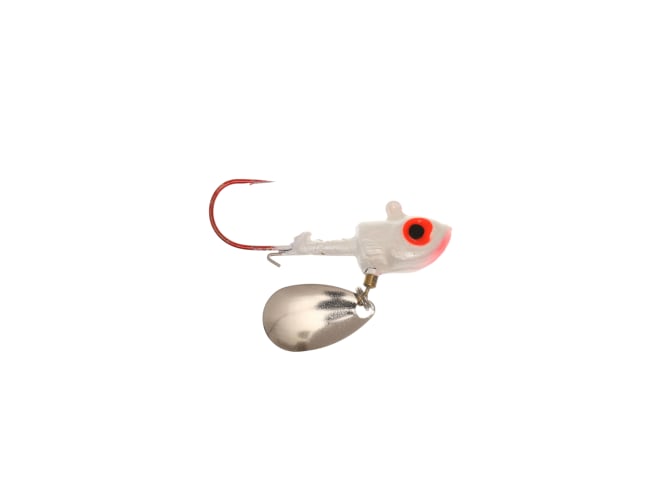 K&E Stopper Lures Walleye Bumper Jig w/ Blade and Retainer Barb