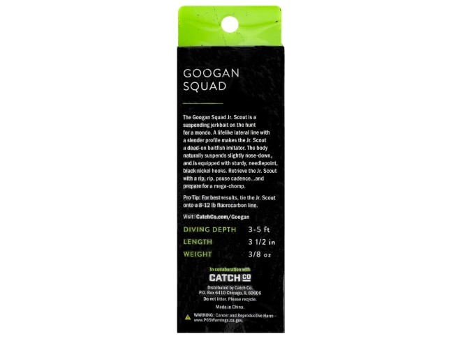 Googan Squad Jr. Scout | Karl's Bait & Tackle