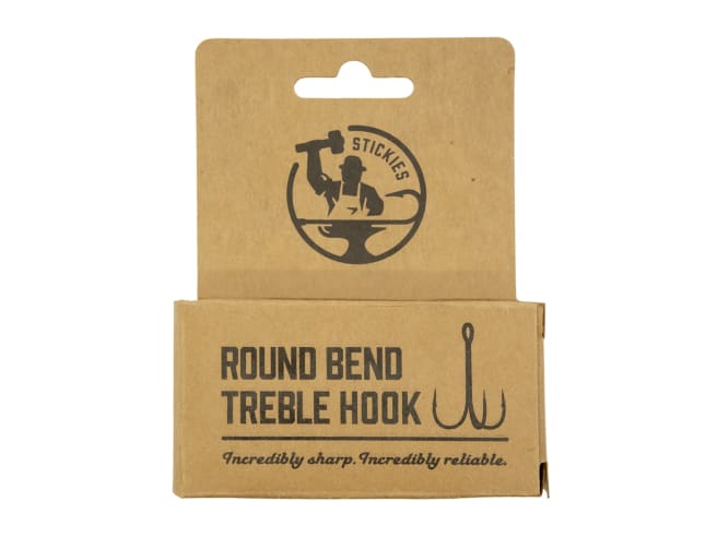 Stickies Round Bend Treble Hook | Karl’s Bait & Tackle