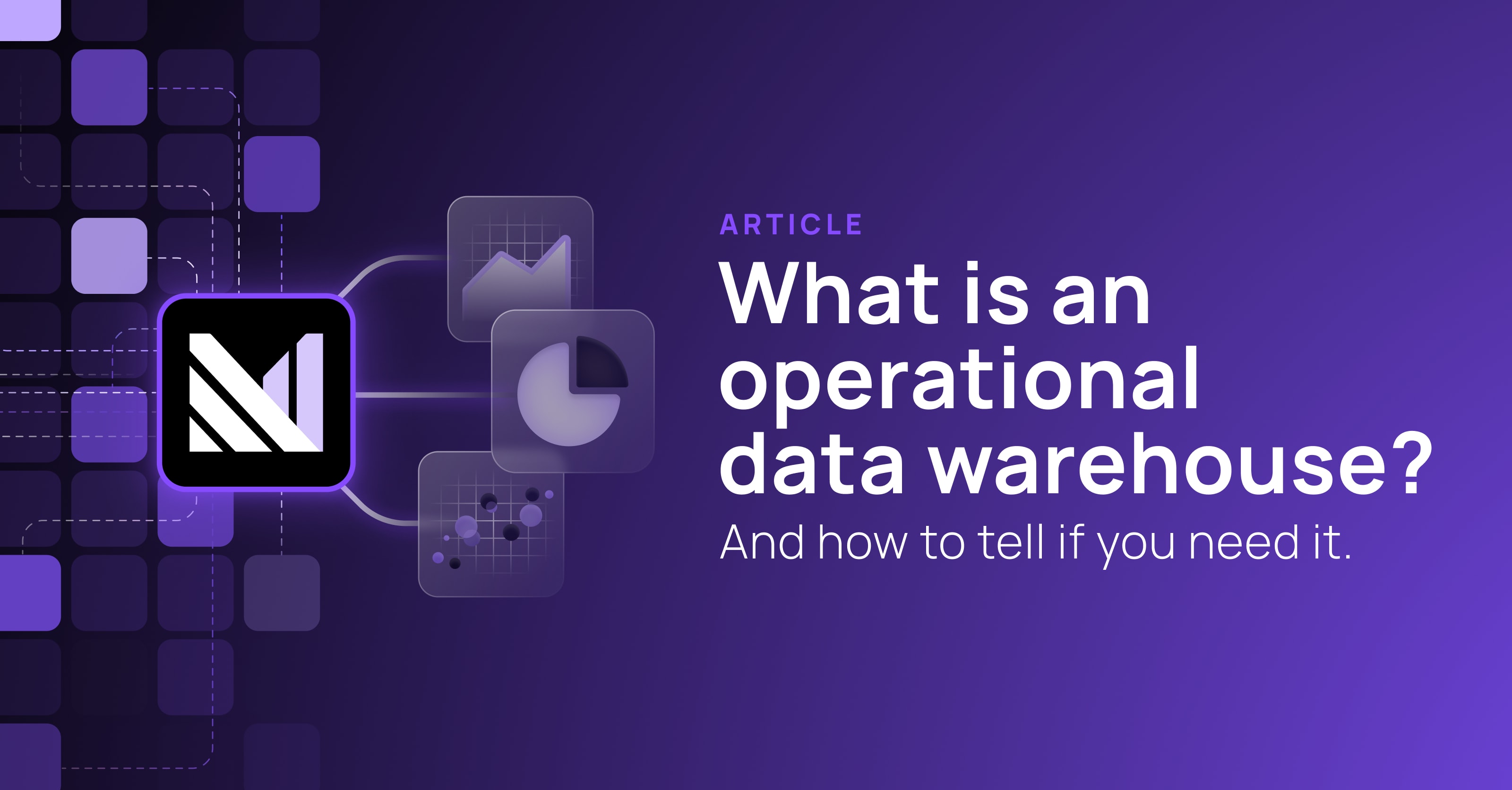 What is an operational data warehouse?