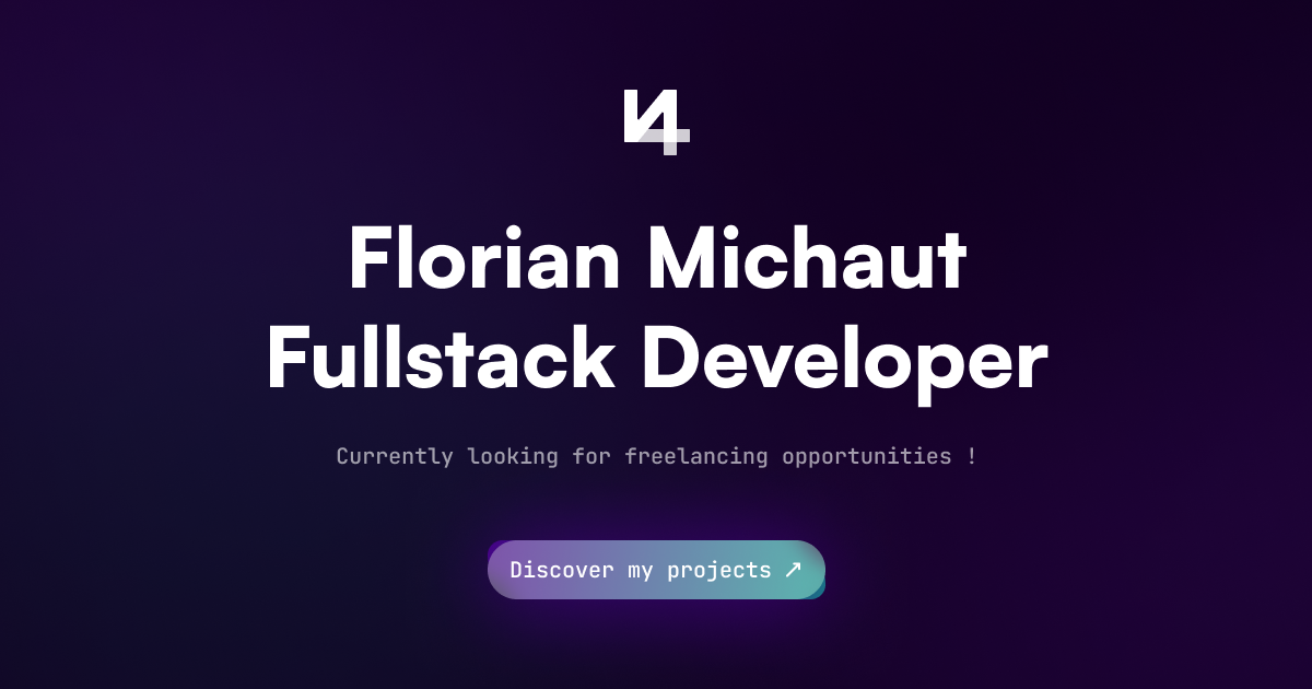 Full-Stack Developer | Florian Michaut