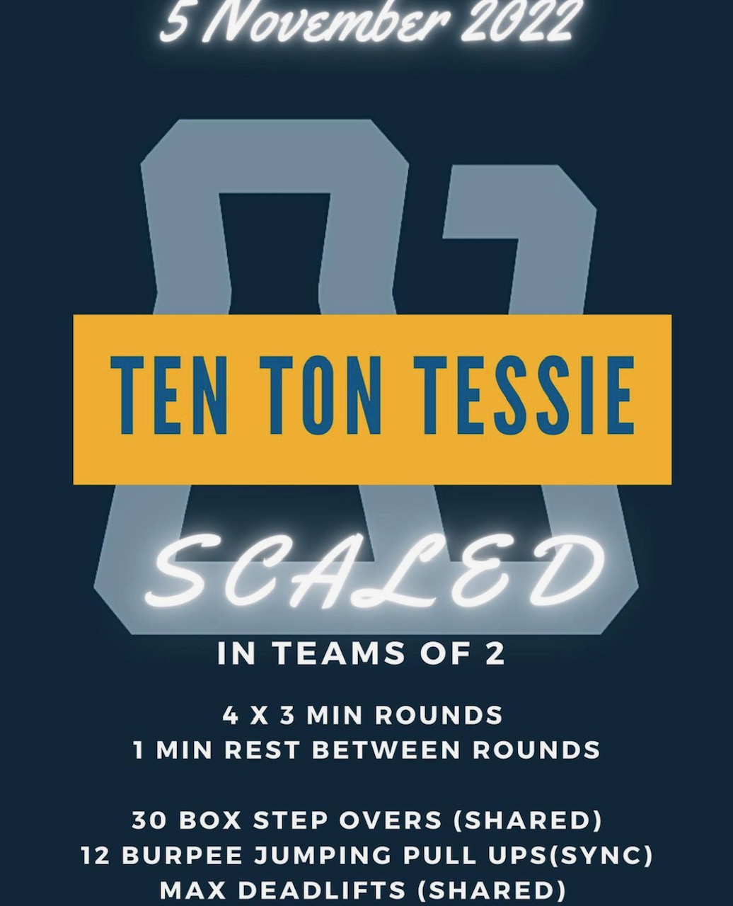 TEN TON TESSIE 2022 Online CaptureFit