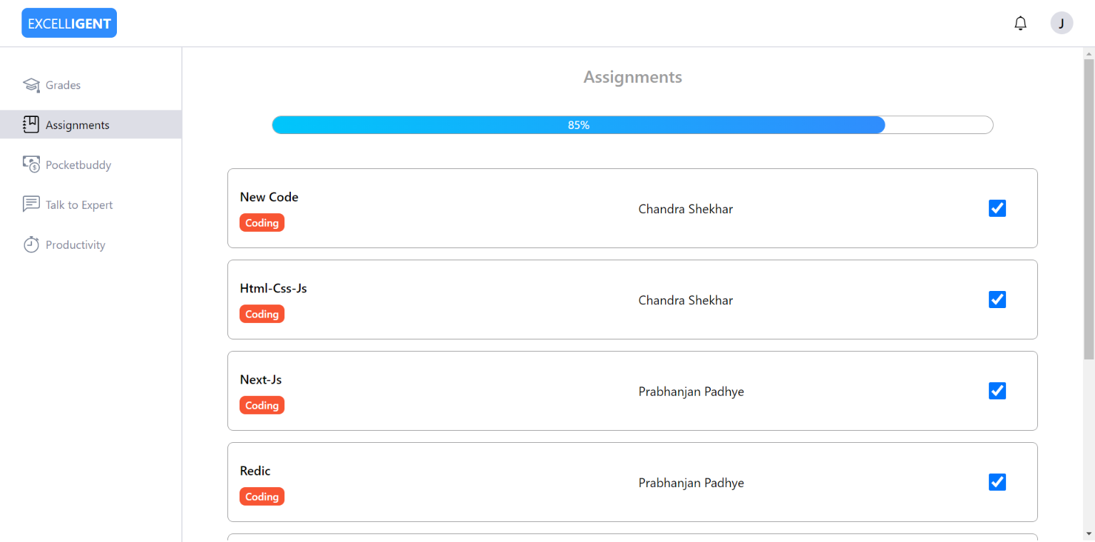 GitHub - Nameh-Dhiman/Excelligent: Student and Instructor Portal with, Live Student & Instructor ...