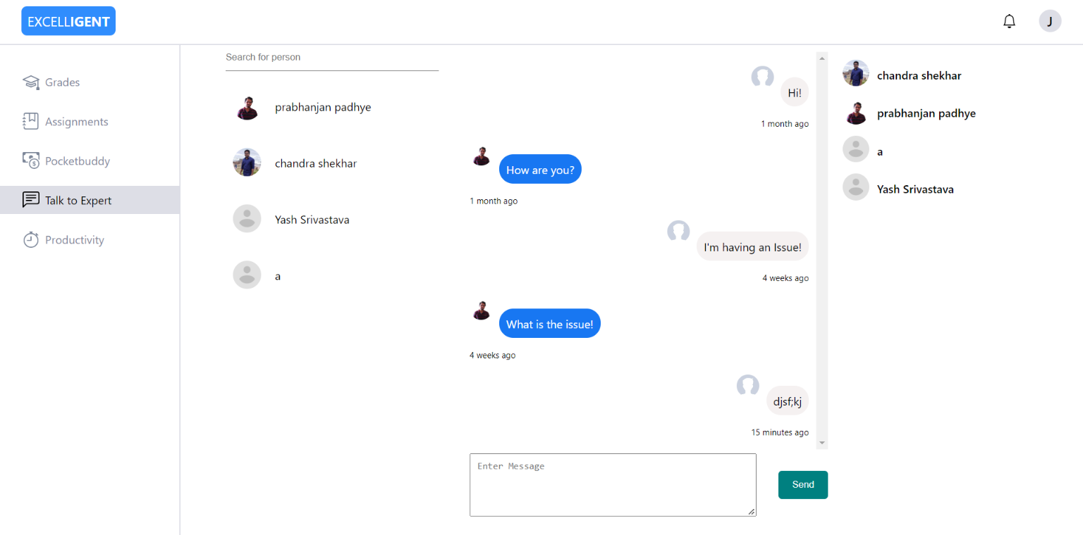 GitHub - Nameh-Dhiman/Excelligent: Student and Instructor Portal with, Live Student & Instructor ...