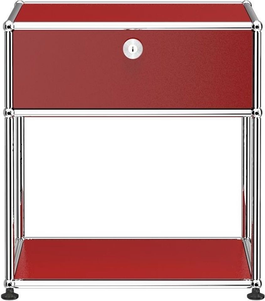 Tủ USM HALLER, CxO Bằng Kim Loại, Đỏ USM Ruby Red