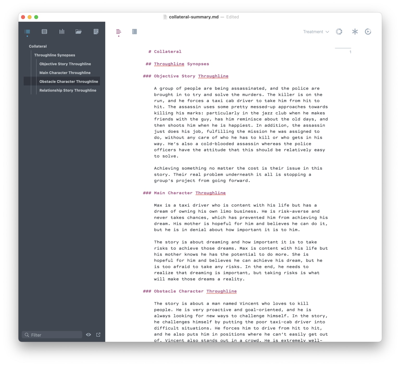 Using Artificial Intelligence to Generate a One-Page Synopsis - Narrative First