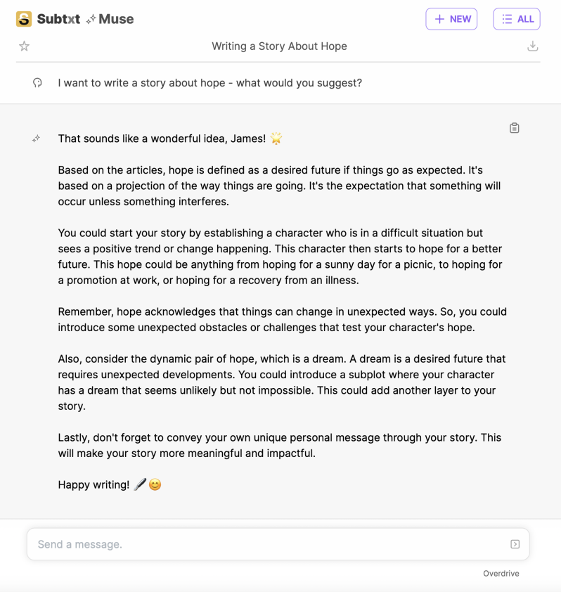 Subtxt - Build a Better Story