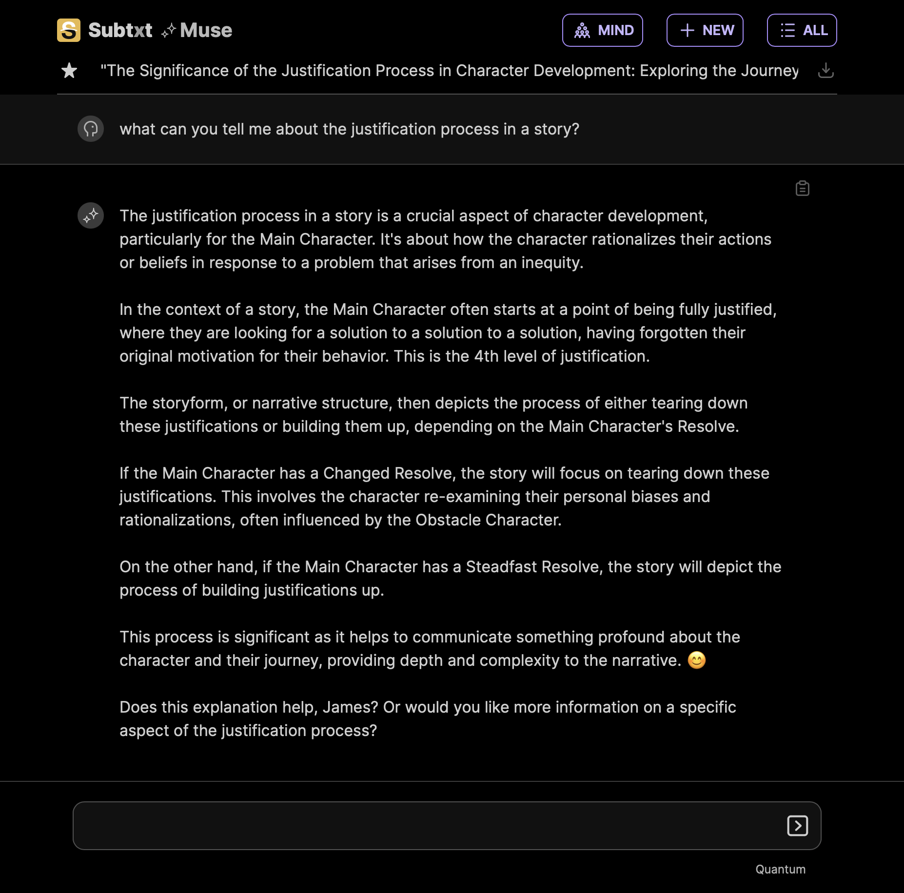 Subtxt - Write a Better Story