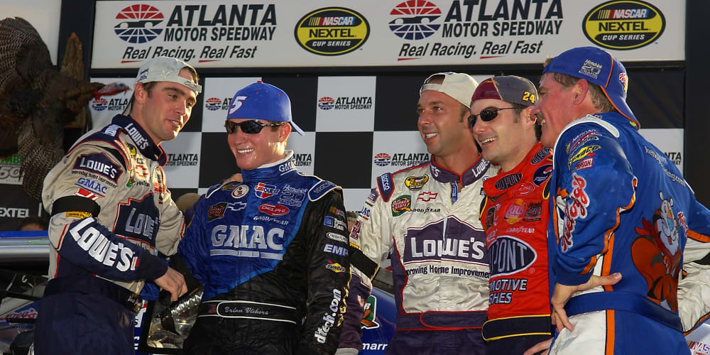 Jimmie Johnson scores unifying, healing victory at Atlanta in 2004 | 40 ...