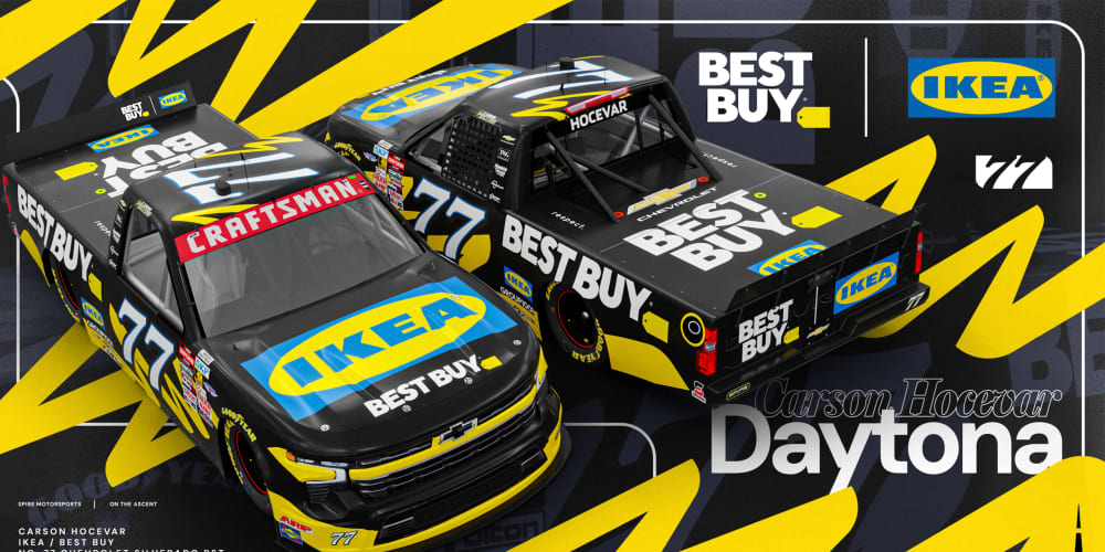 Ikea, Best Buy Partner With Hocevar, Spire Motorsports For Daytona ...