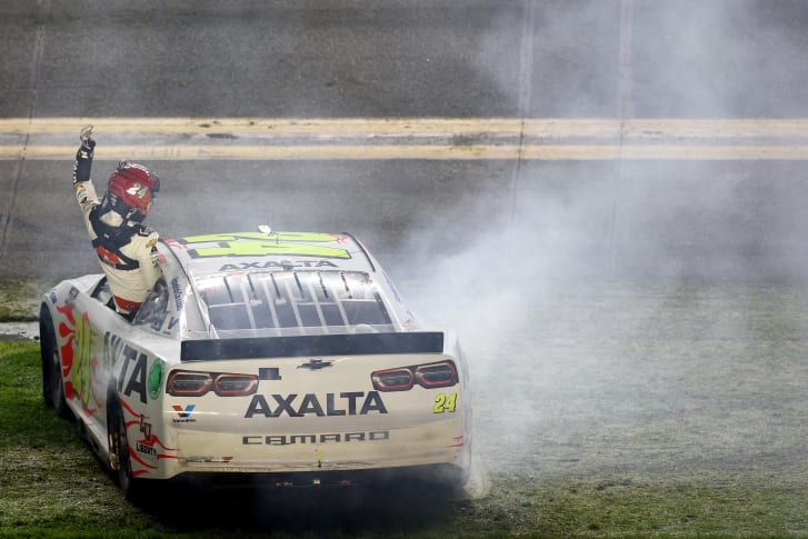 Final 2024 NASCAR Cup Series statistics for Larson, Elliott, Byron, Bowman