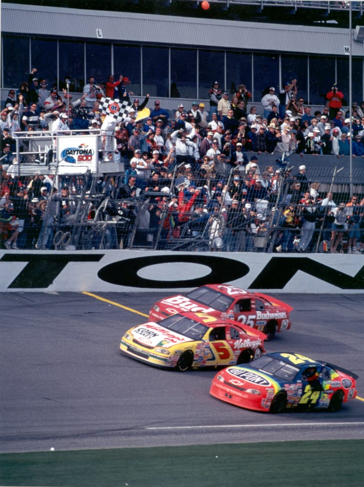 Jeff Gordon, Terry Labonte, Ricky Craven sweep 1997 DAYTONA 500 | 40 ...