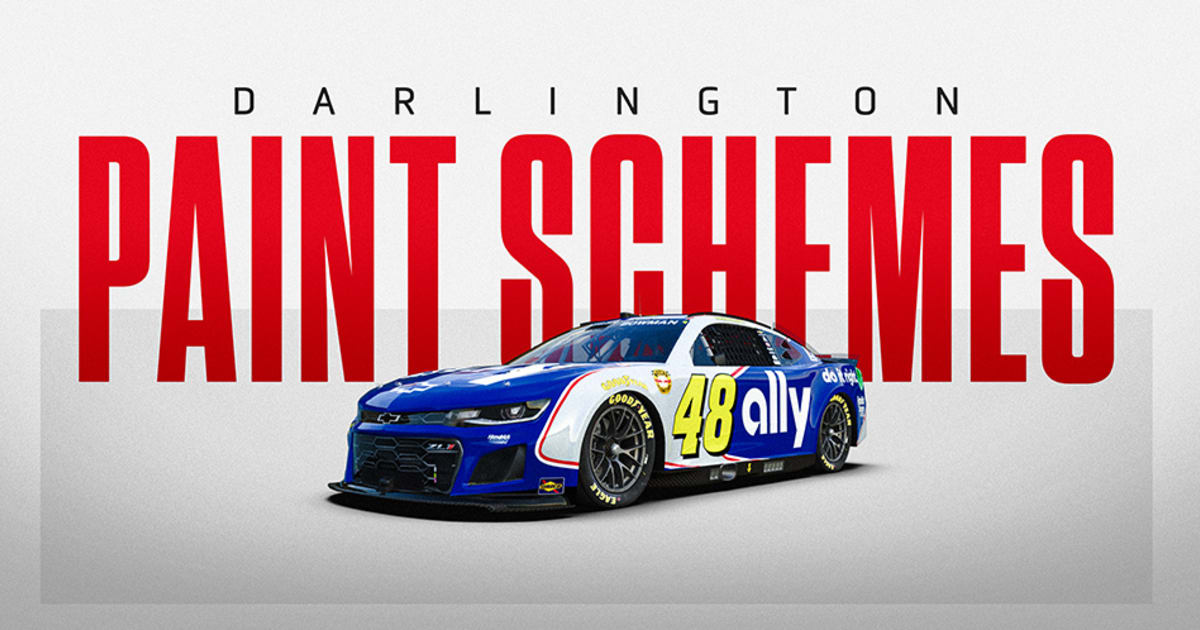 Paint scheme preview: Darlington throwback weekend