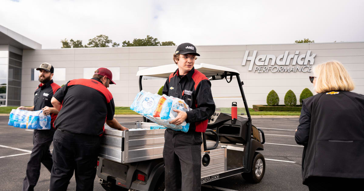 Hendrick Motorsports employees embody humanity, teamwork in Hurricane ...