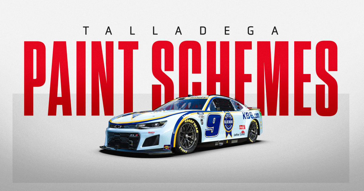 NASCAR Paint Schemes Preview: Hendrick Motorsports and the drip for 'Dega