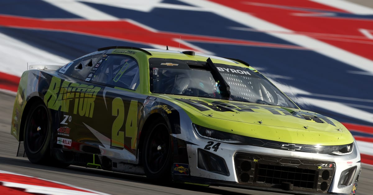 NASCAR COTA results: Byron finishes second; Elliott, Bowman grind out ...