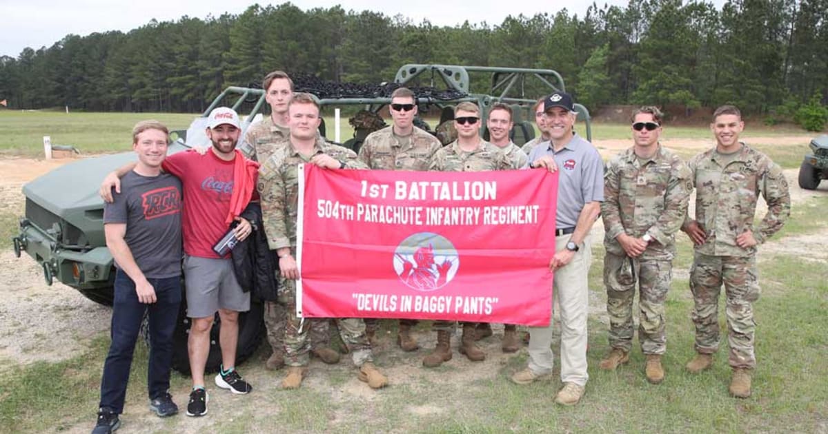 Austin Dillon, Tyler Reddick train alongside paratroopers from U.S ...