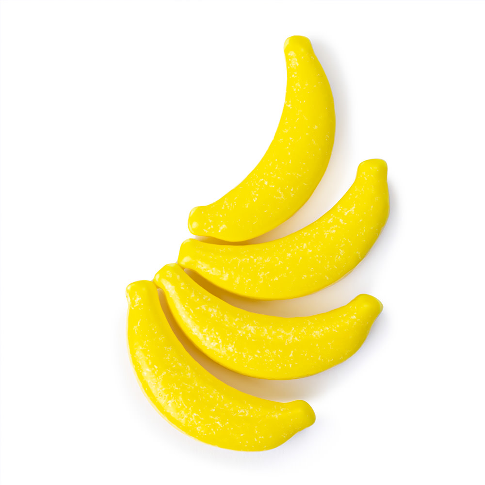Clever Candy Yellow Dextrose Silly Bananas | Nassau Candy