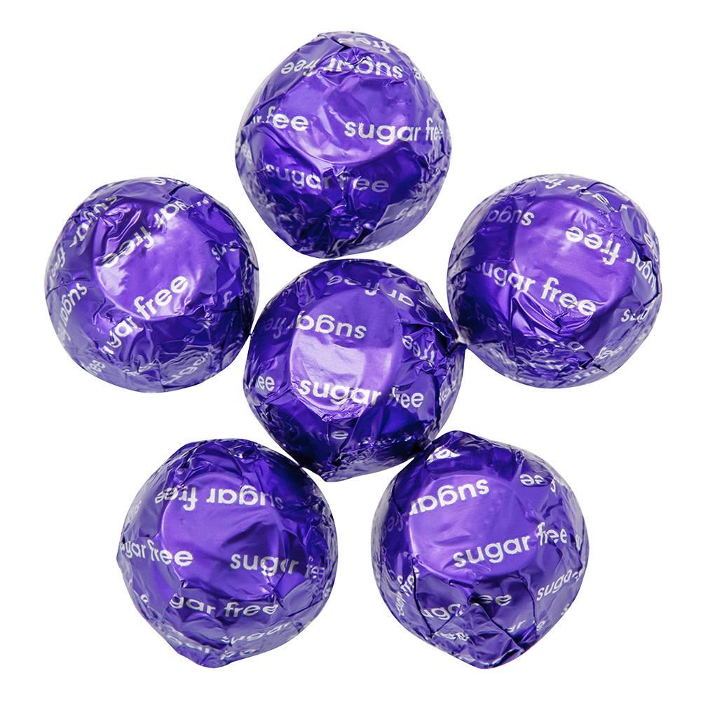 Asher's Sugar Free Dark Chocolate Foiled Cherry Cordials | Nassau Candy