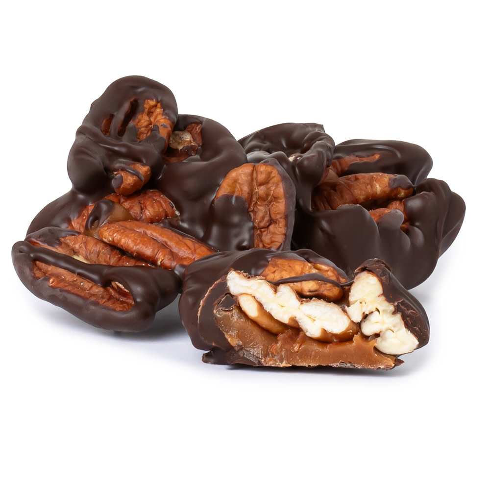 Nassau Candy Dark Chocolate Pecan Delites | Nassau Candy