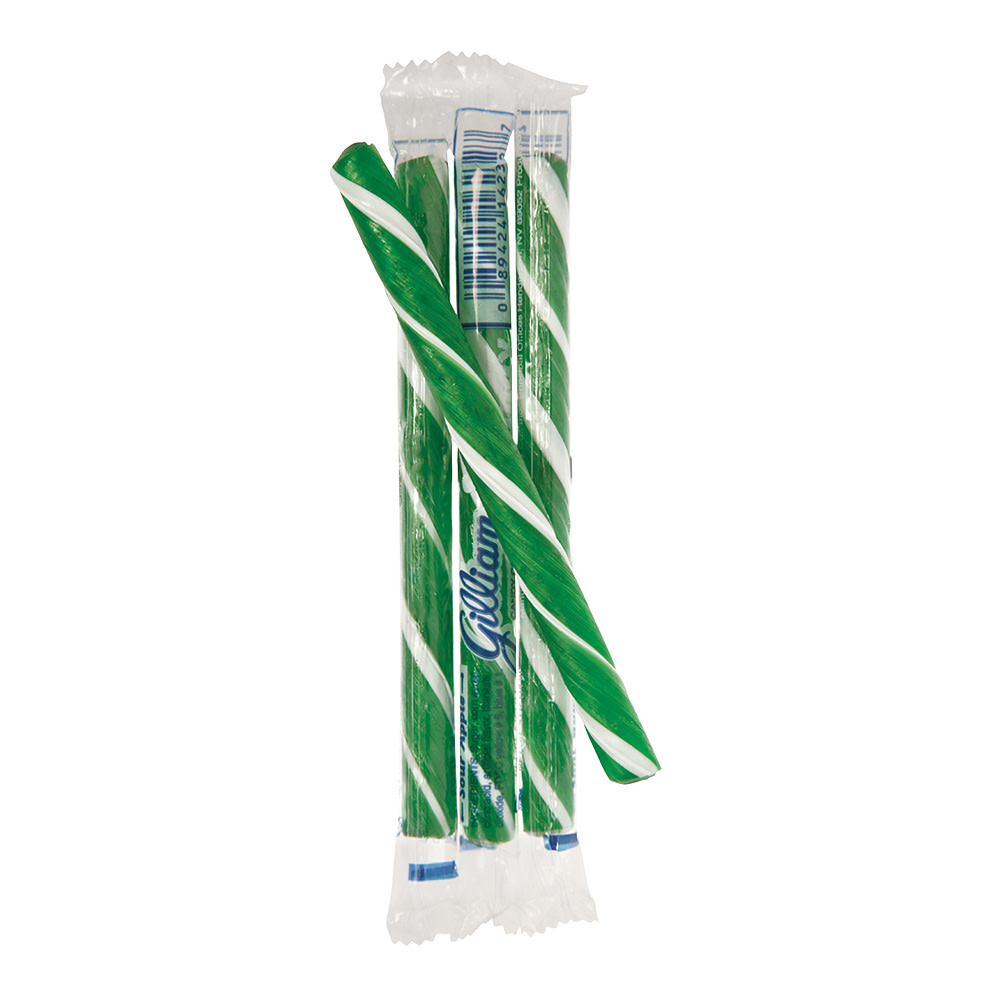 Green Lollipop Sticks Old Fashioned Hard Candy Sticks Sour Apple