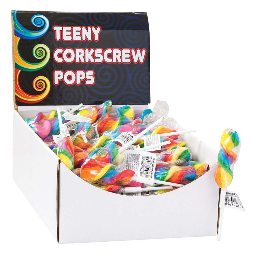 Teeny Corkscrew Pop 0.4 Oz | Nassau Candy