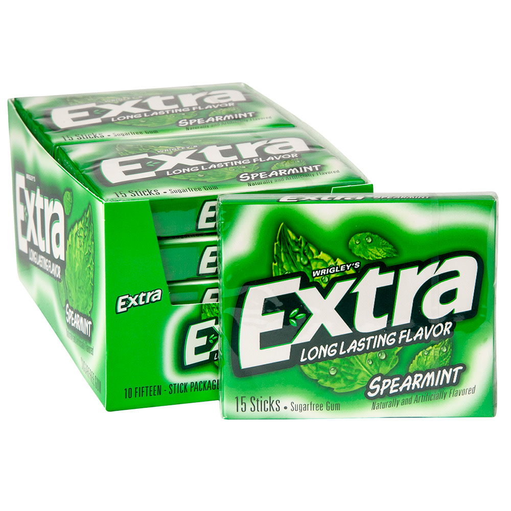 Extra Spearmint Gum Nassau Candy