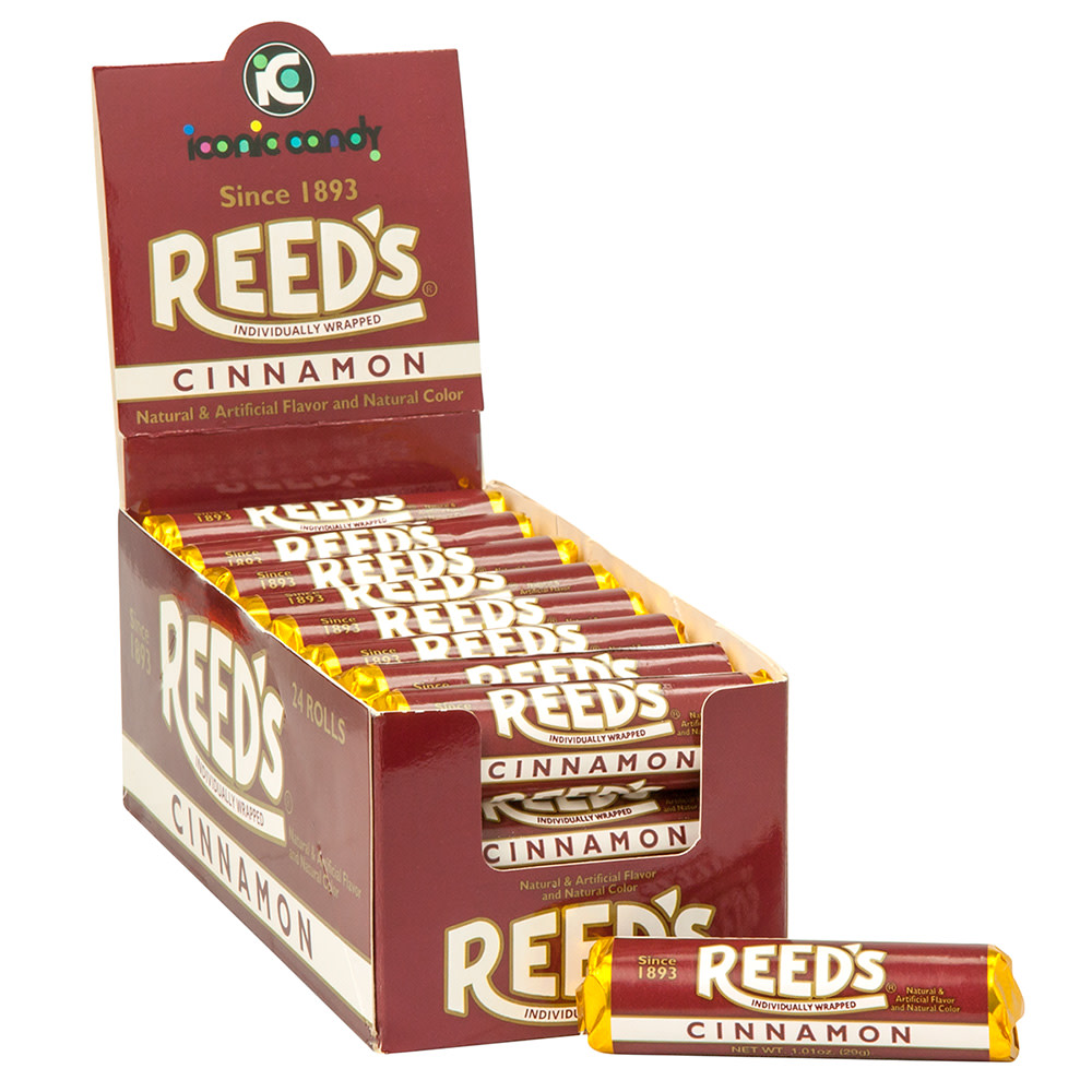 Reed's Cinnamon Hard Candy 7 Pc 1.01 Oz Roll | Nassau Candy