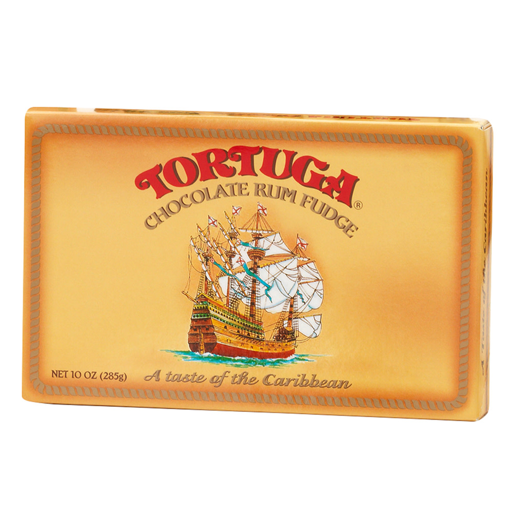 Tortuga Caribbean Chocolate Rum Fudge 10 Oz Box | Nassau Candy