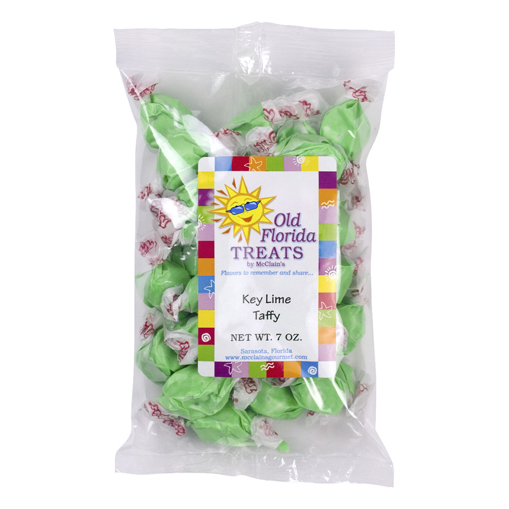 Old Florida Treats Key Lime Taffy 7 oz Bag | Nassau Candy