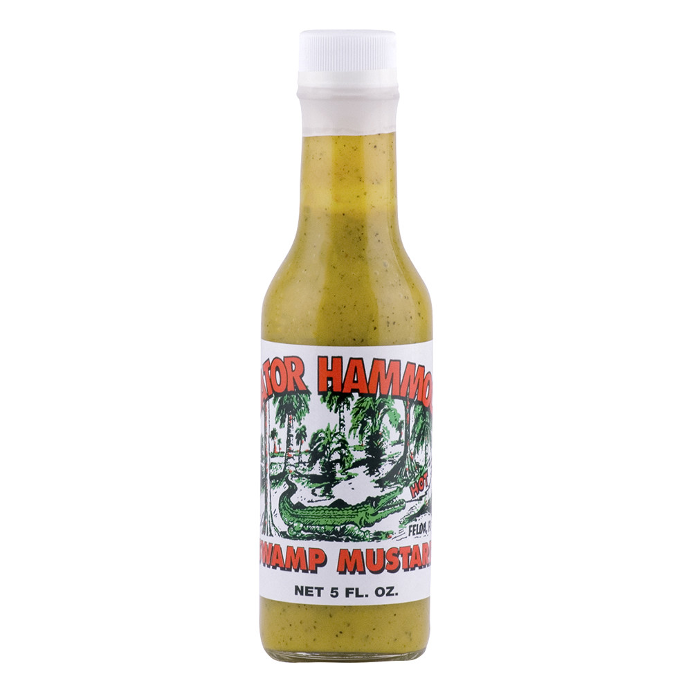 Gator Hammock Swamp Mustard 5 oz Bottle | Nassau Candy