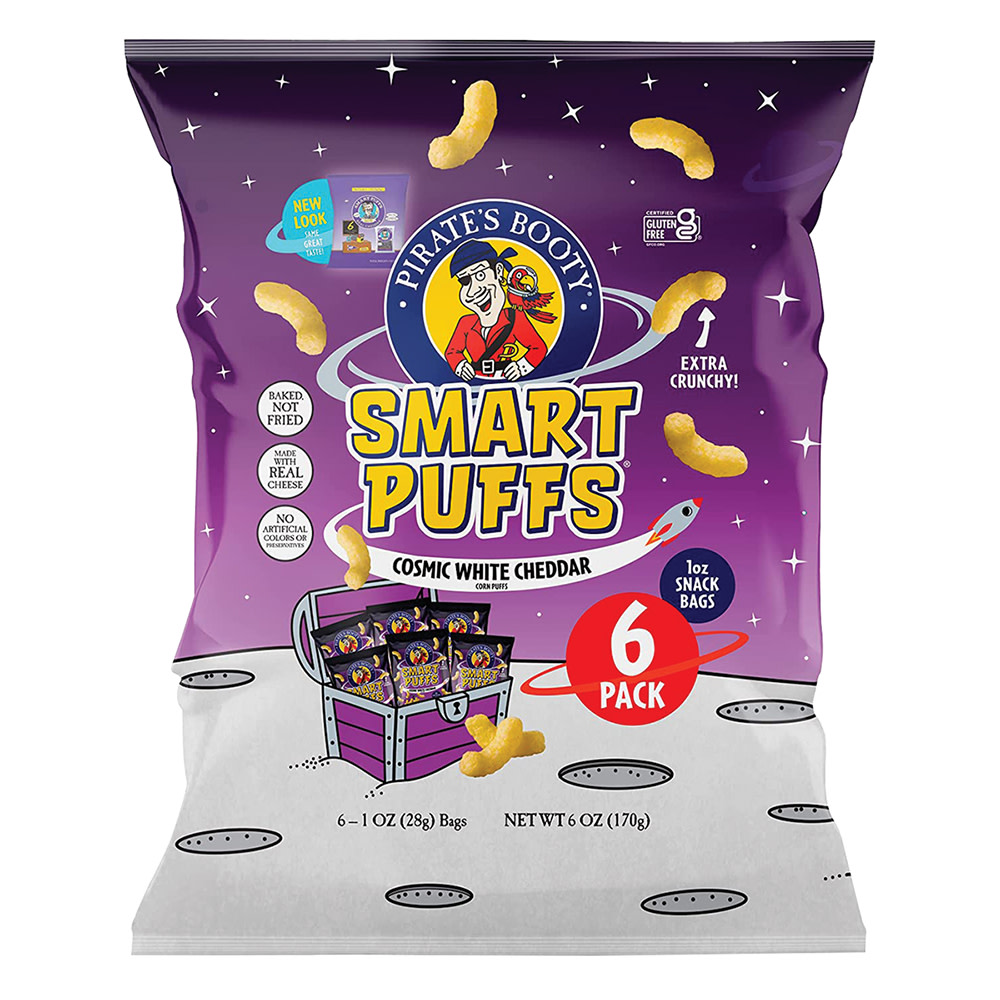 Pirate's Booty Smart Puffs Multi Pack 6 Oz Bag | Nassau Candy