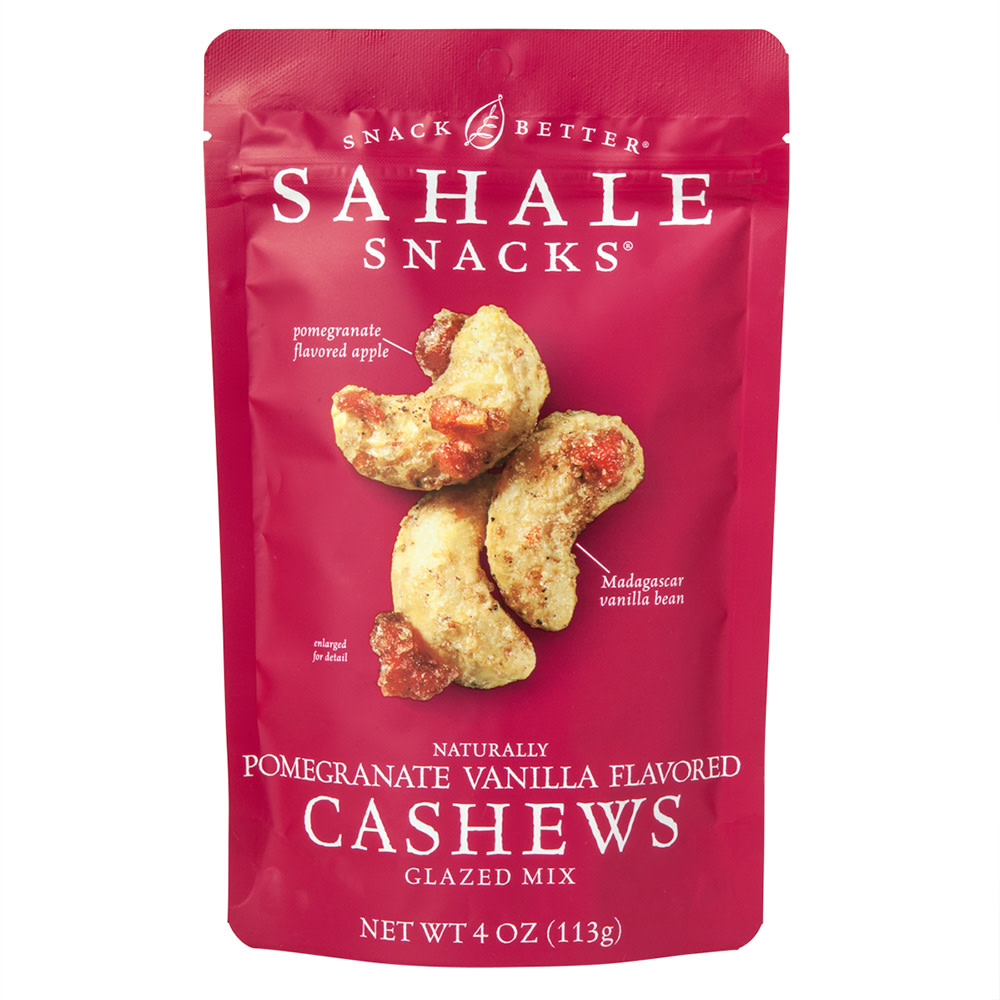 Sahale Glazed Pomegranate Vanilla Cashews | Nassau Candy
