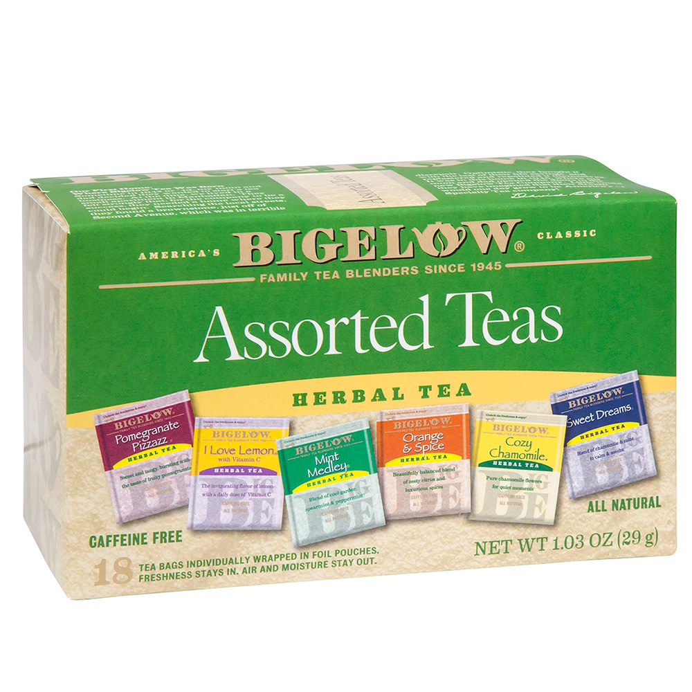 Bigelow Assorted Herbal Tea 18 Ct Box | Nassau Candy