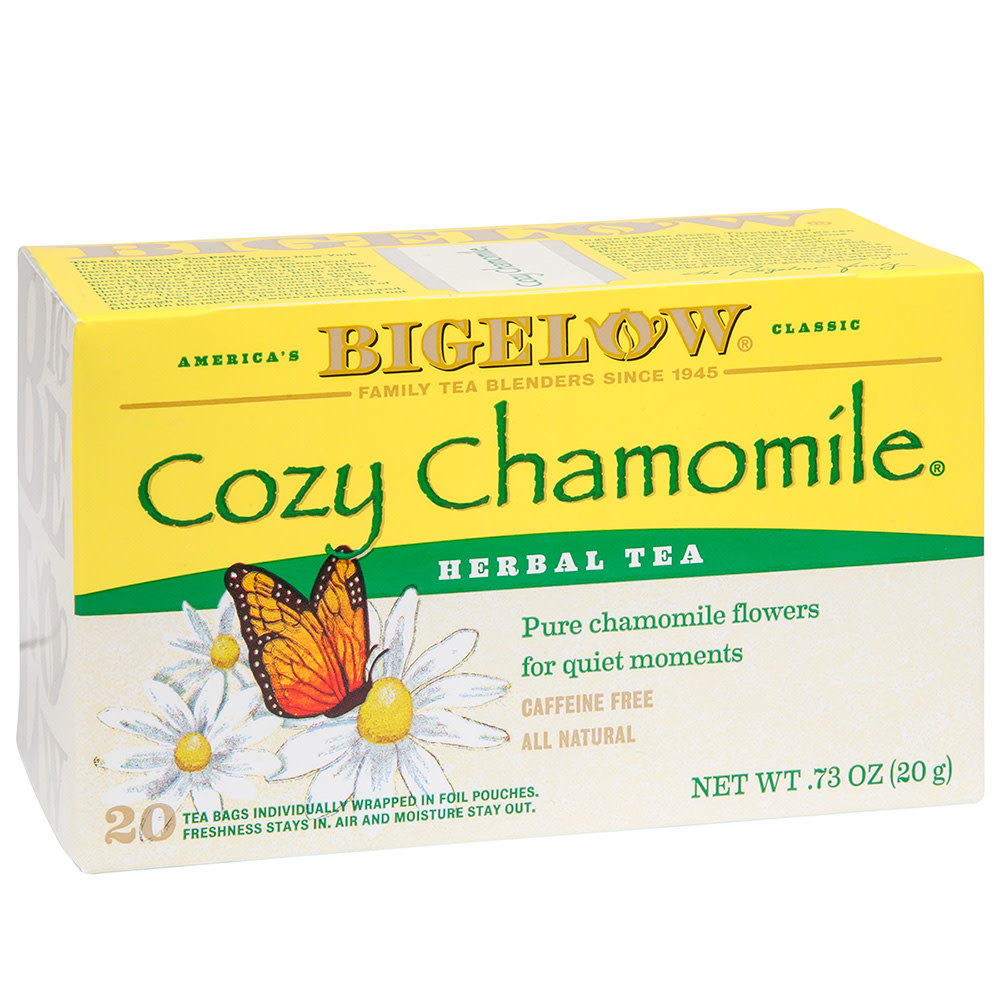 Bigelow Cozy Chamomile Herbal Tea 20 Ct Box | Nassau Candy
