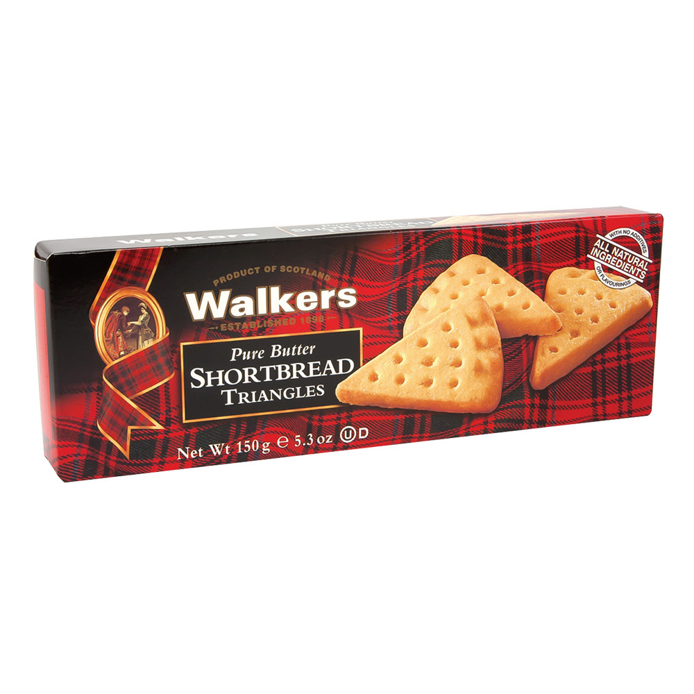 Walkers Shortbread Triangle Cookies 5.3 Oz Box | Nassau Candy