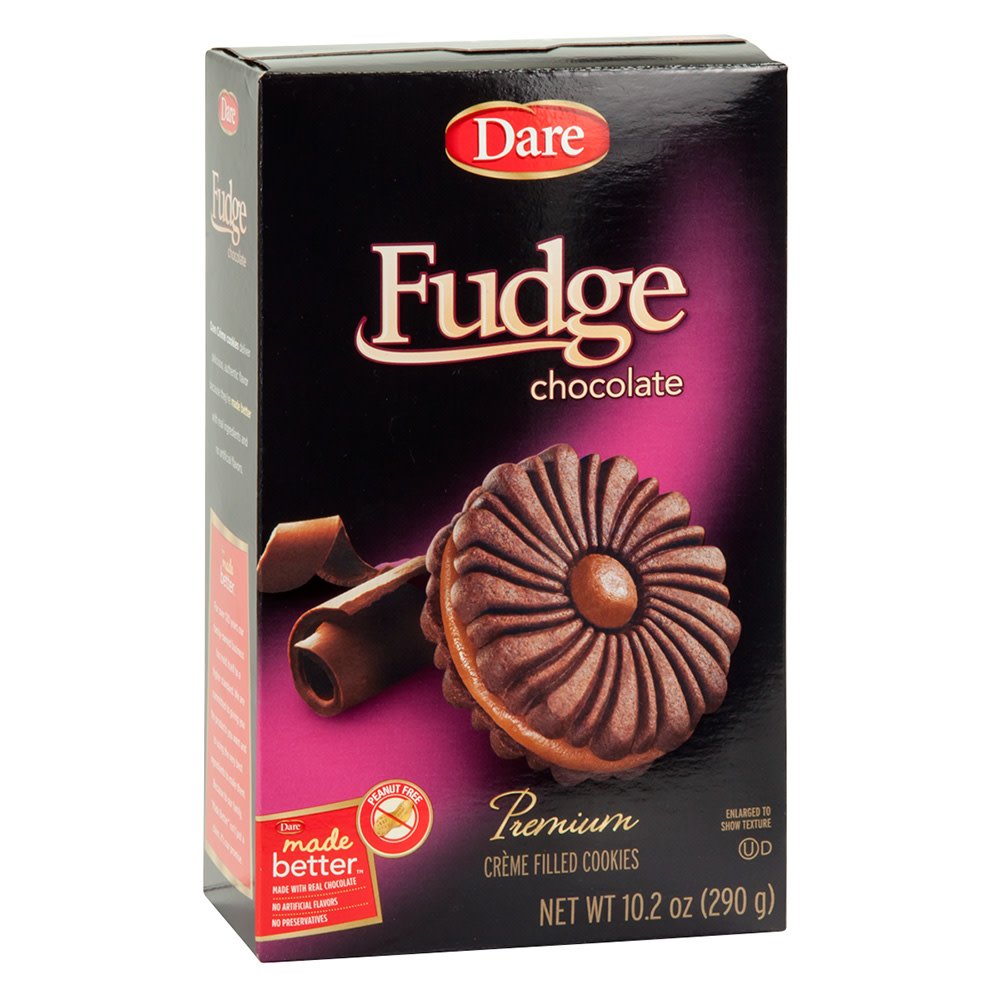 Dare Chocolate Fudge Cookies 10.2 oz Box | Nassau Candy