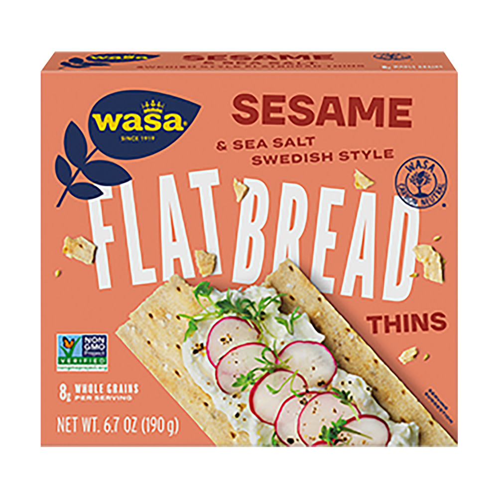 Wasa Sesame And Sea Salt Thins 6.7 oz Box | Nassau Candy