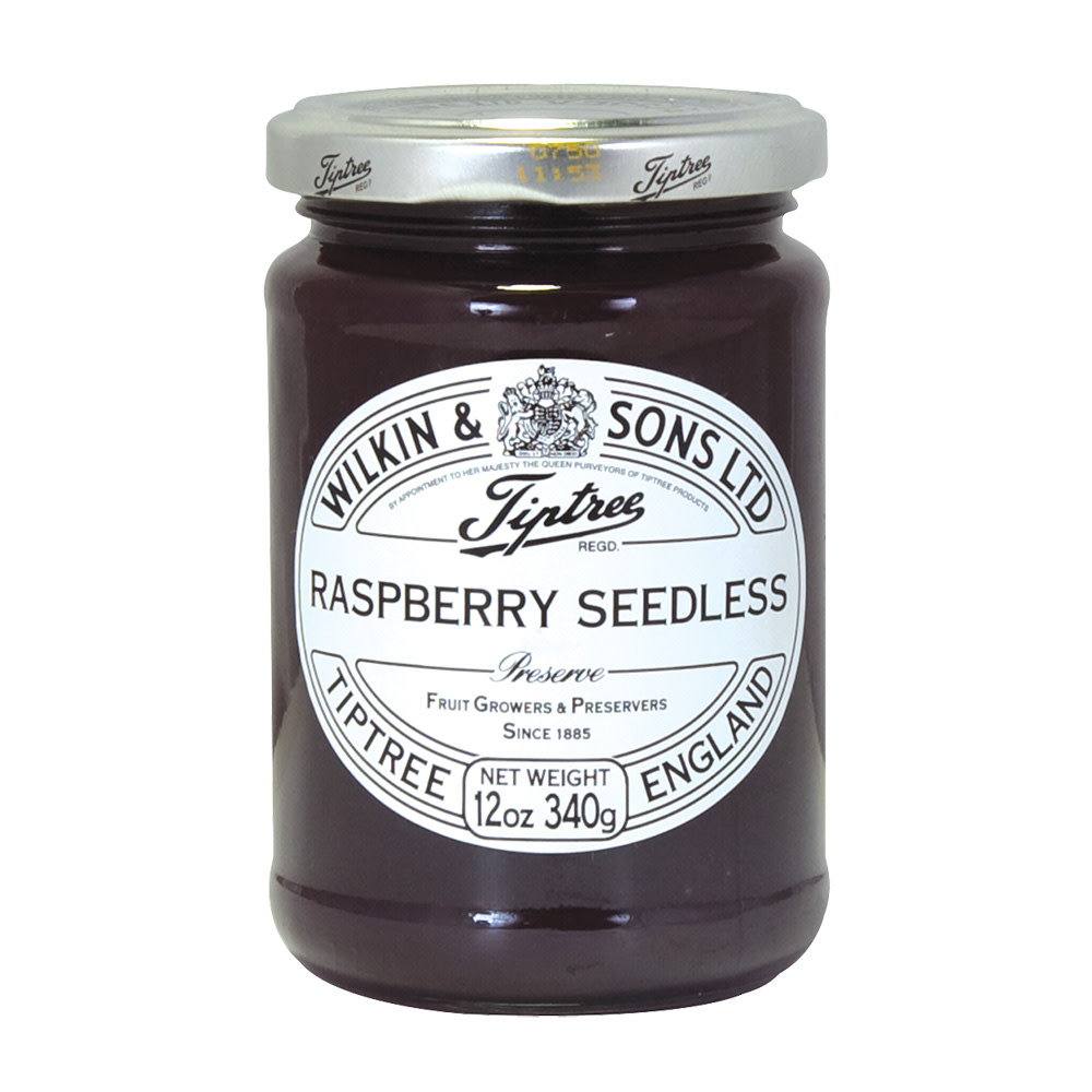 Tiptree Seedless Raspberry Preserves 12 Oz Jar | Nassau Candy