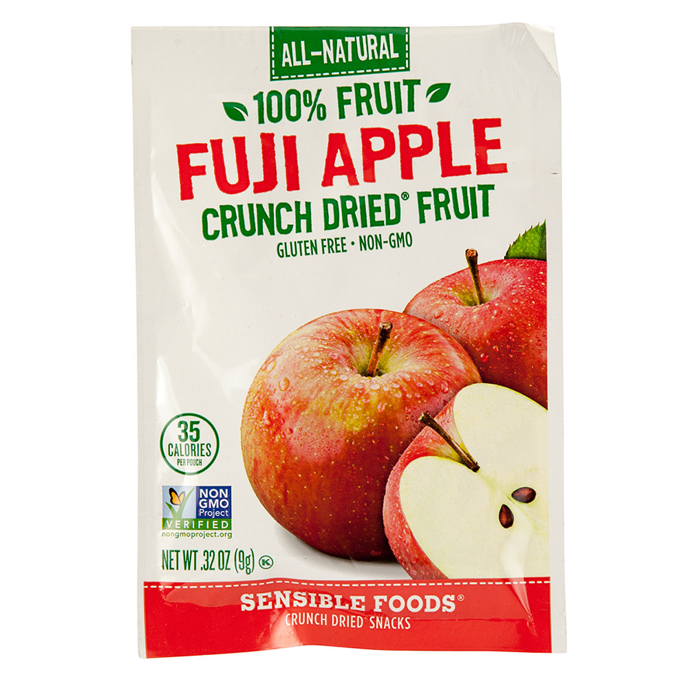 Sensible Foods Fuji Apple Crunch Dried Fruit 0.32 Oz Bag | Nassau Candy