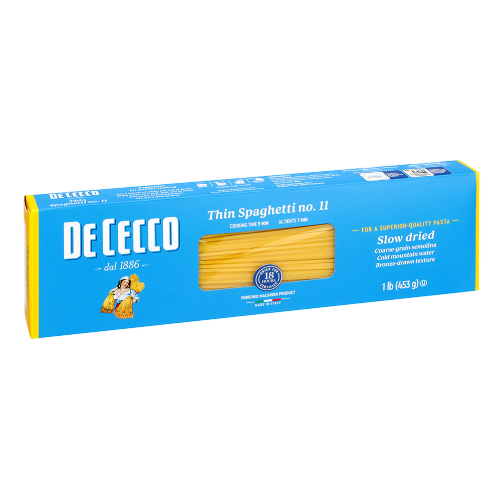 De Cecco Thin Spaghetti Pasta 16 Oz Box # 11 | Nassau Candy