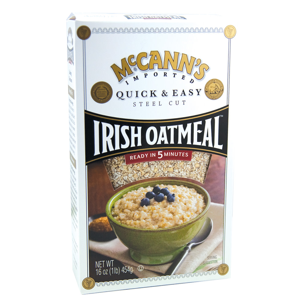 Mccann's Quick And Easy Steel Cut Irish Oatmeal 16 Oz Box | Nassau Candy